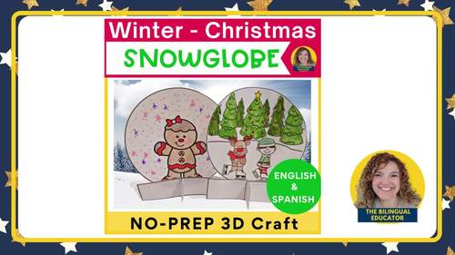 Snow Globe Printable Christmas Winter Mug | TPT