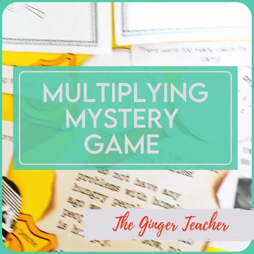 Multiplication Practice Game 3 Digit by 2 Digit by The Ginger Teacher