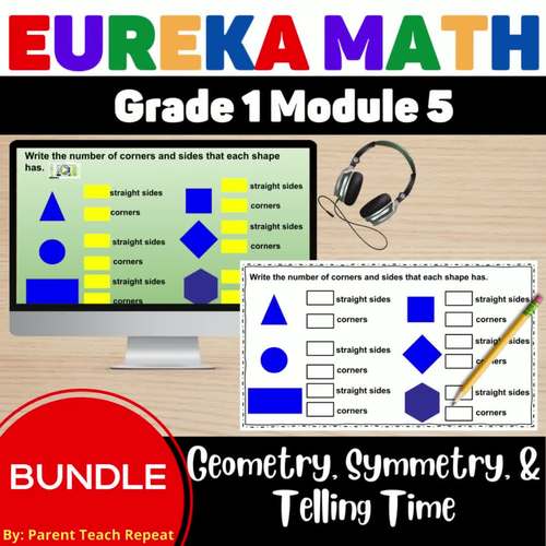 Engage NY {Eureka} Math Grade 1 Module 5 Digital Printable Review with ...