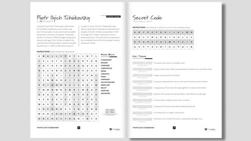 Pyotr Ilyich Tchaikovsky Composer Activity Package | The Nutcracker ...