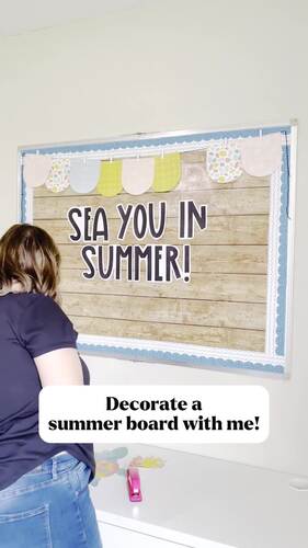 Sea Turtles - Ocean - Back to School - August Bulletin Board Kit