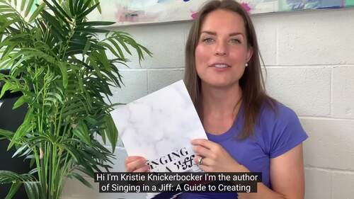 Singing in Jiff: A Guide to Creating Sustainability (e-book) | TPT