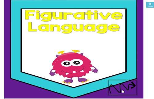 Figurative Language Digital Activity | Boom Cards™ by Hunt 4 Treasure