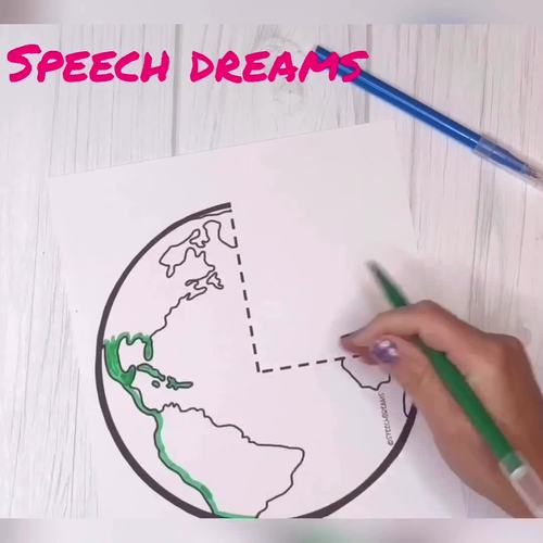 Earth Day Speech Therapy Craft | Targets are in the spin wheel: only ...