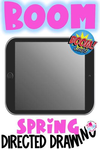 SPRING DIRECTED DRAWING BOOM CARDS by Primary Piglets | TPT