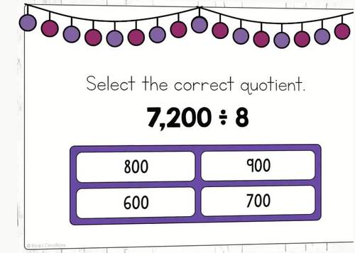 Divide by Multiples of 10, 100, and 1,000 Digital Boom Cards - 4th ...