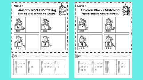 Kindergarten Place Value Worksheets, Tens and Ones, Number Order, and More