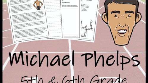 Michael Phelps Close Reading Comprehension Activity | 5th Grade & 6th Grade