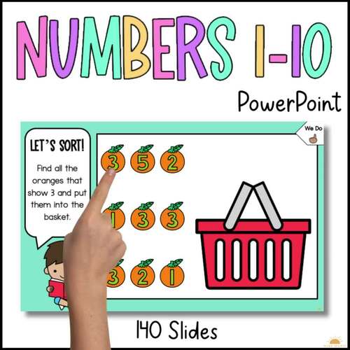 Numbers 1-10 / Digital Resource / Counting / Number Sense / Kindergarten