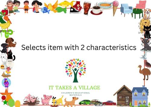 Selects set of items with 2 characteristics 2- compatible with ABLLS ...