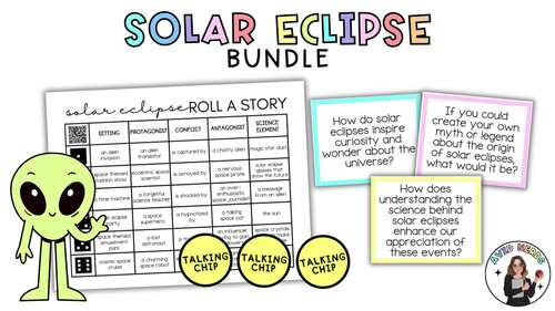 Solar Eclipse 2024 | Article + Discussion Cards + Roll a Story ...