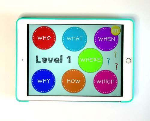 Asking WH Questions Speech Therapy NO PRINT Digital Activity by Allison ...