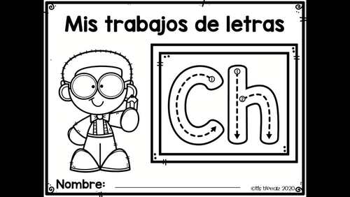 SÍLABAS de la letra CH | Hojas de trabajo lectura dígrafo by Ms Herraiz