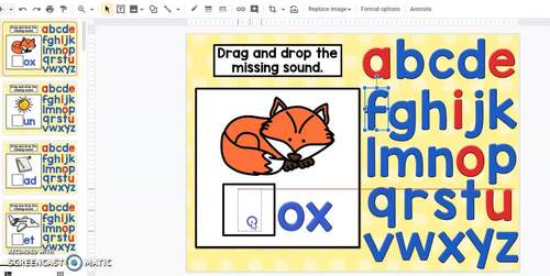 Word Work - CVC for Google Classroom Distance Learning by Gneiss Corner