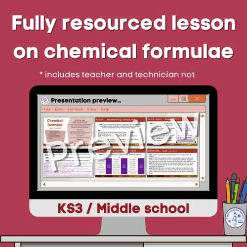 Chemical formulae by CMGs Science lessons | TPT