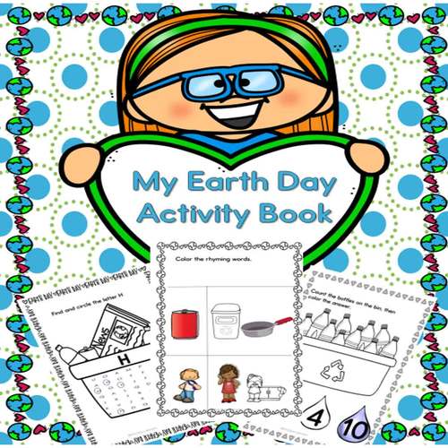 Earth Day Activity Book | Kindergarten | First Grade by Pint Size Learners