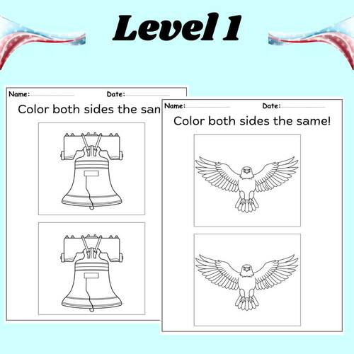 Presidents Day Symmetry Drawing Craft | Kindergarten Math Activities