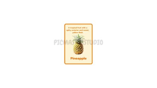 Fruit Flash Cards for Kids - 24 Colorful Learning Cards, Fun ...