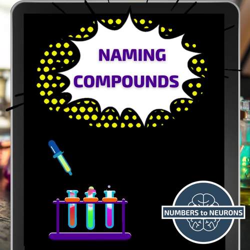 Naming Compounds Escape Room Activity by Numbers to Neurons | TPT