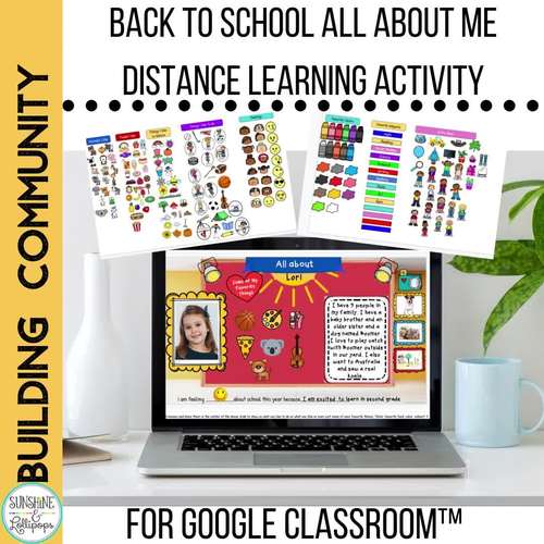 All About Me Back to School Google™ Activity by Sunshine and Lollipops