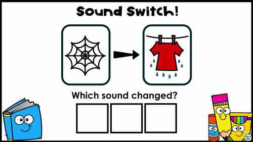 Phoneme Substitution PowerPoint & Google Slides Beginning Middle End ...