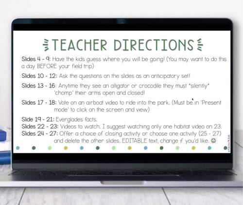 Virtual Field Trip to Everglades National Park Digital Resource | TPT