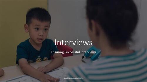 Interviews (Grades 3-12) by Public Speaking Classes | TPT