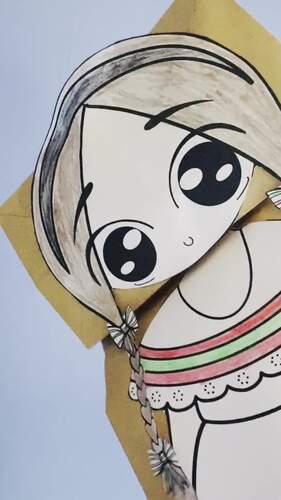 Mexican Independence Day Girl Paper Bag Puppet Craft | l Grito de ...