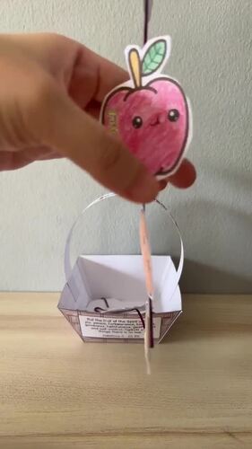 Fruit of the Spirit paper craft Sunday school bible craft for kids