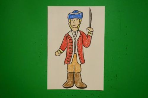 Let's Draw a British Redcoat-American Revolutionary War! | TPT