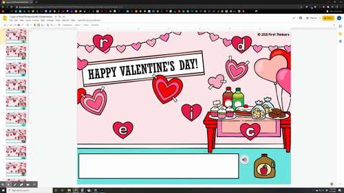 Soft C and G Digital Valentines Day Phonics Games for Google Slides Seesaw