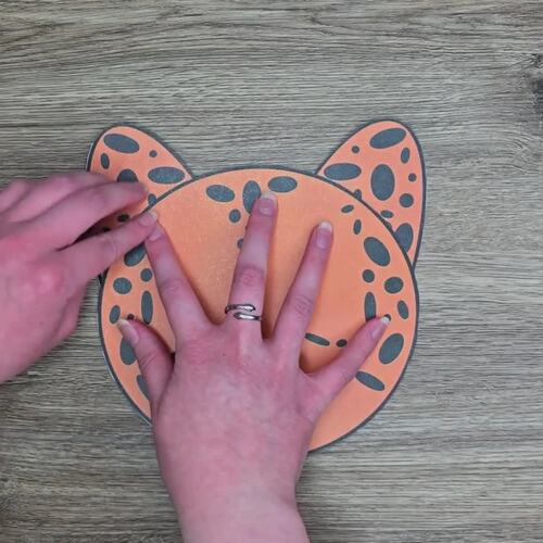 Cheetah Head Craft Template by Mollers Makes It | TPT