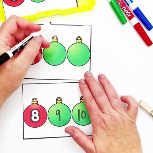 December Early Finisher Activity Task Cards for Pre-K | TPT