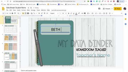 Student Data Binder by Keeping Math Engaging | TPT