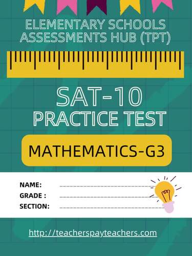 SAT-10 Practice Test in Mathematics Grade 3-Set 1 (+ Access to Online ...