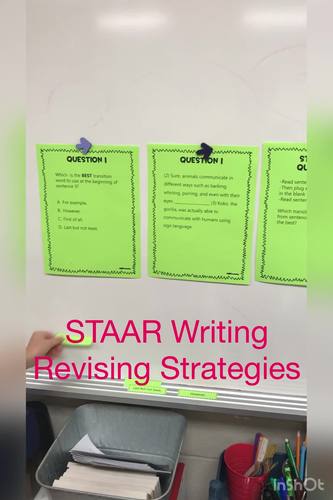 STAAR Revise and Edit Question Strategies by Write Moments | TPT