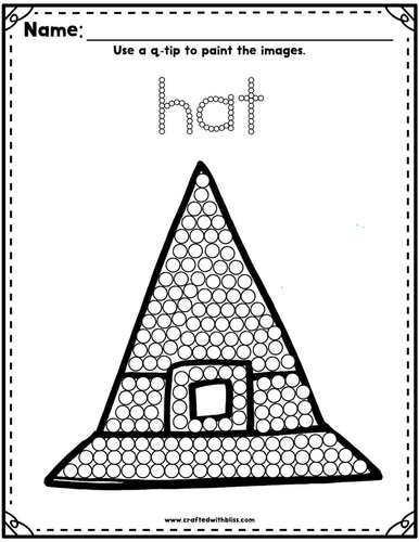 Q-Tip Painting - Halloween Q-Tip Fine Motor | Halloween Craft | Dot ...