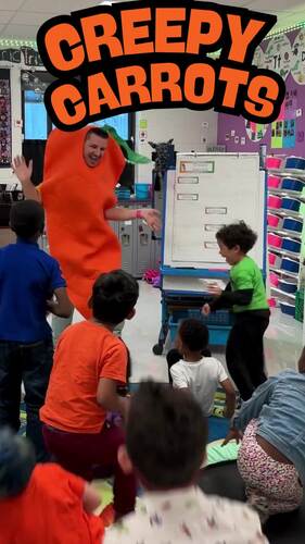 Creepy Carrots -October Reading Comprehension And Halloween STEM