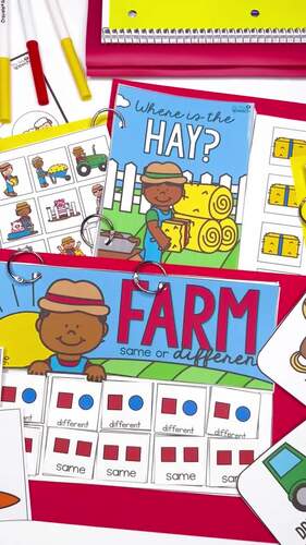 Farm Preschool Language Unit for Speech Therapy (+BOOM Cards) | TPT