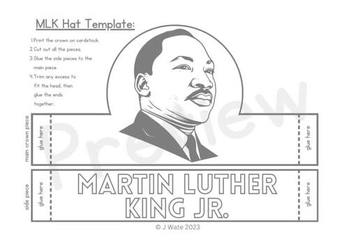 MLK Day Crown Craft Templates - Black History Month Activities | TPT