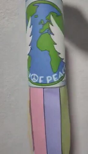 Peace Day Activities Crafts Windsock Hanging Writing Love Dove Earth ...