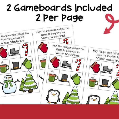 Winter Open Ended Game by Passport to Teaching | TPT