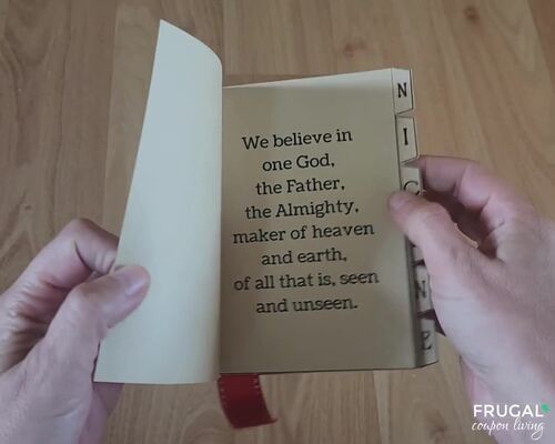 Nicene Creed Craft, 3 Versions: Nicene Creed Catholic, Protestant ...