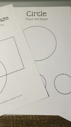 Shape Tracing Pages – 12 Printable Preschool Worksheets – Fine Motor Skills
