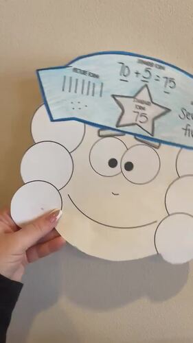 Presidents Day Math Place Value Craft Bundle by The Teaching Diva Corner