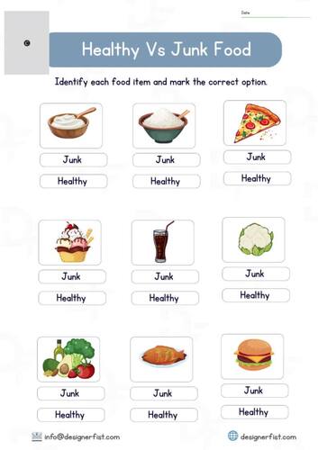 Autism Chose Healthy Vs Junk Food For Childs by Inclusive Learning Support
