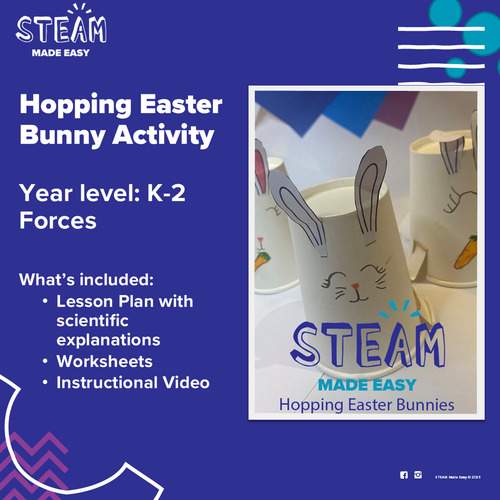 Easter Bunny STEAM/STEM Activity I Forces Lesson Plans + Video I Years ...