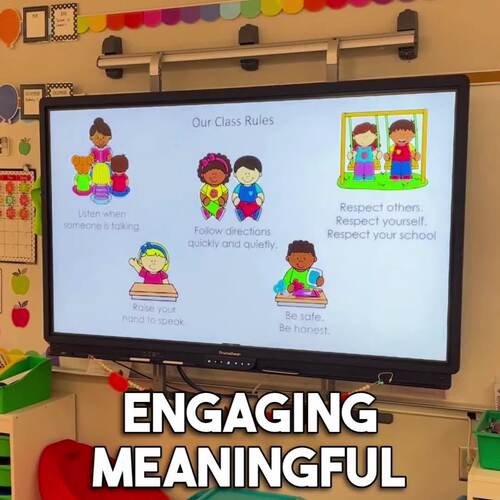 October Morning Meeting Slides for Kindergarten, Editable Daily Digital ...