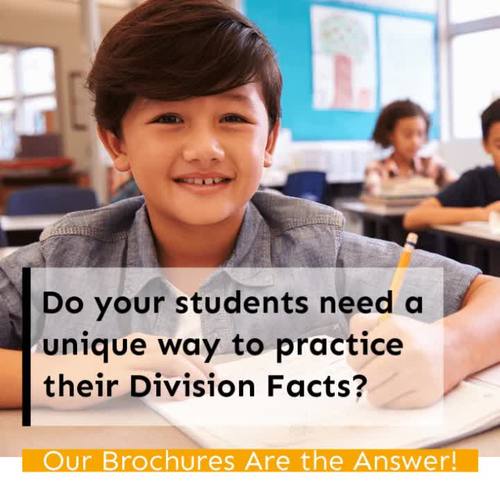 ÷10 Division Brochures | Divide by 10s Division Facts Practice | TpT