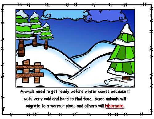 Who Hibernates in the Winter? (E-book) by Preschoolers and Sunshine